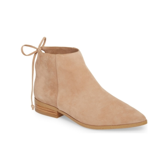 Splendid | Shoes | Contemporarychic Splendid Back Tie Suede Booties ...